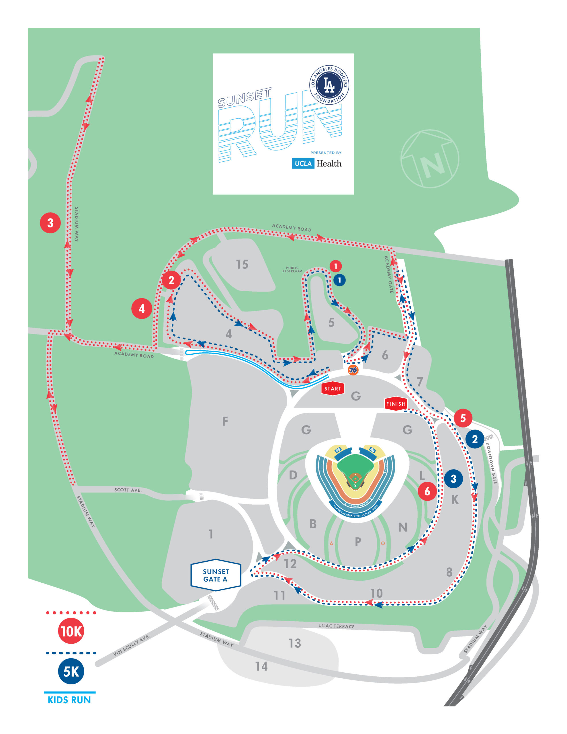 Course Map - Los Angeles Dodgers Foundation