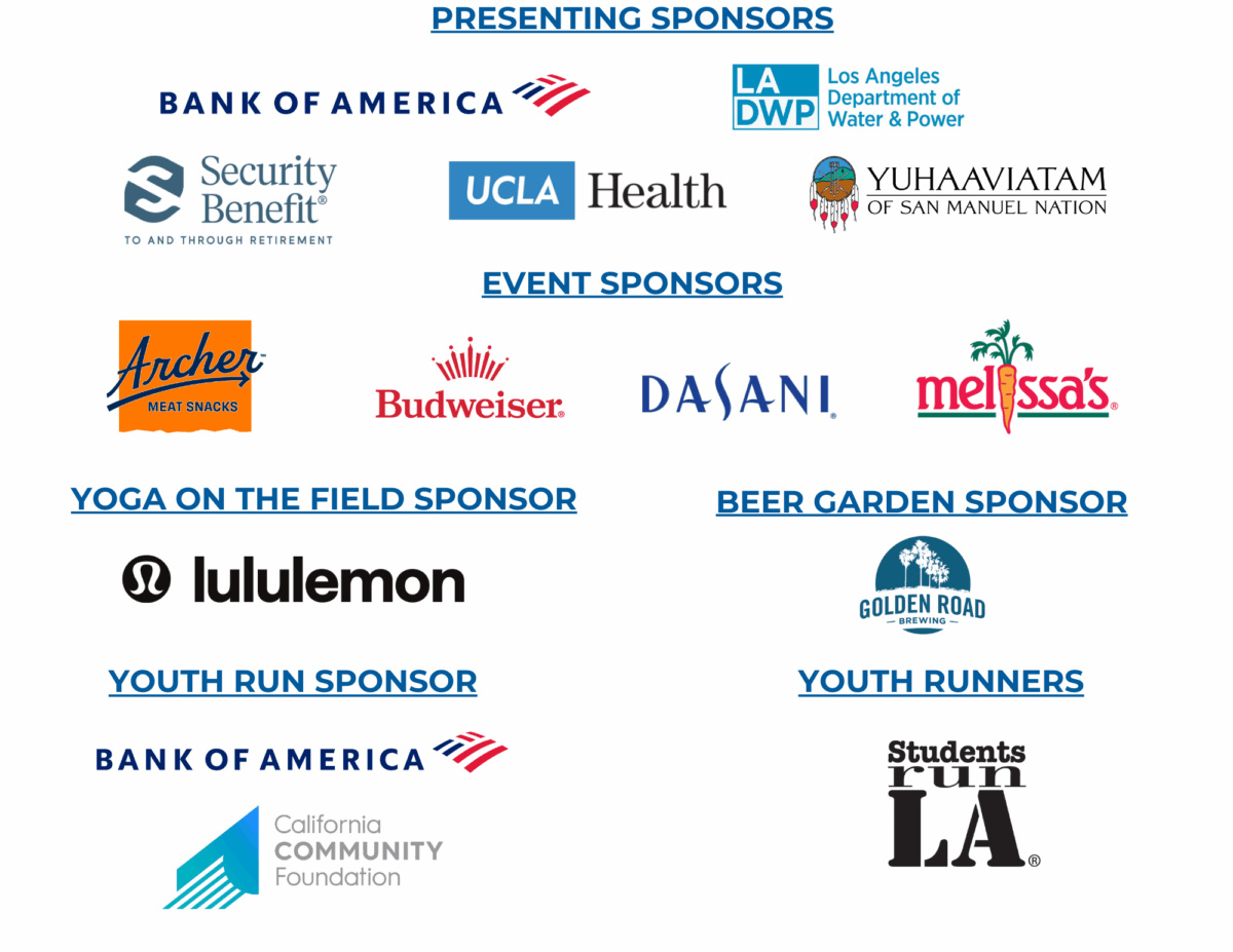 2025 Sponsors - Los Angeles Dodgers Foundation